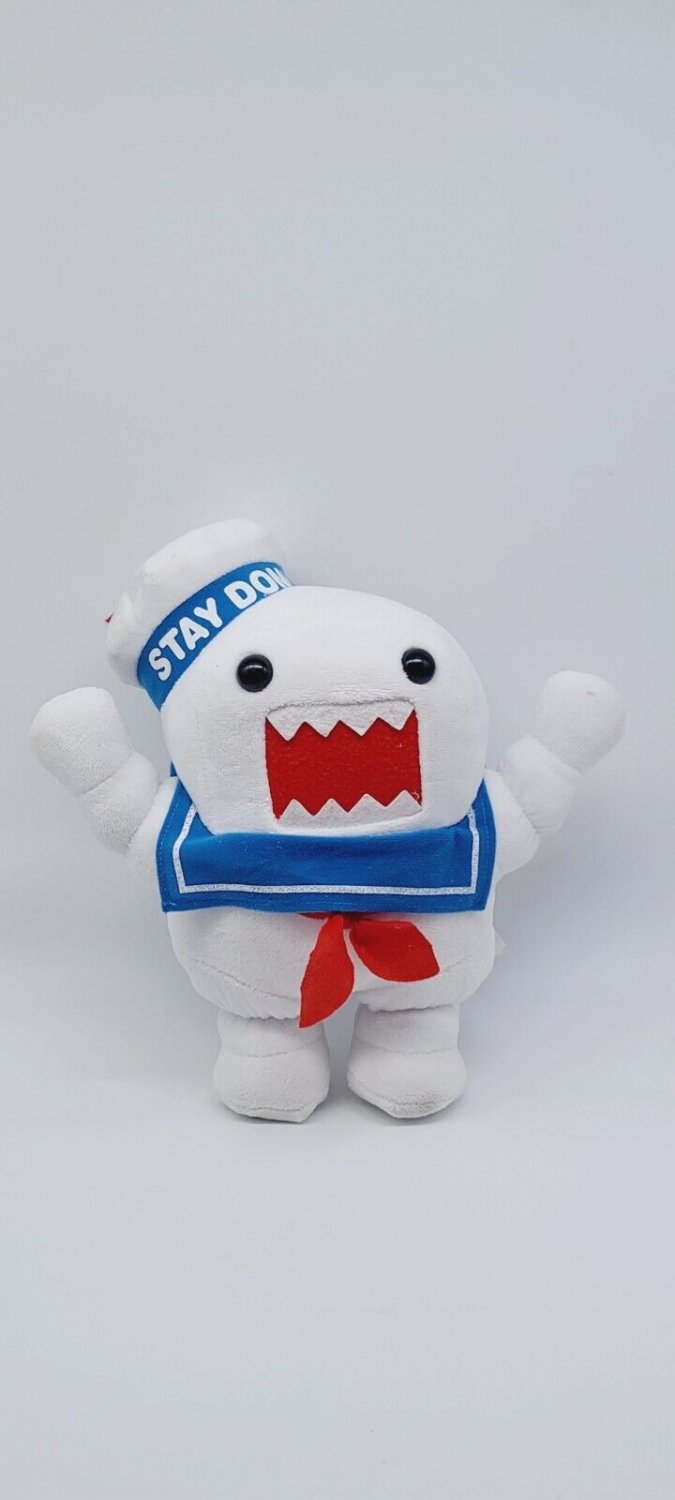 Ghostbusters Domo Stay Domo Puff Puft Ghost Plush Doll Stuffed 2015 - 10”
