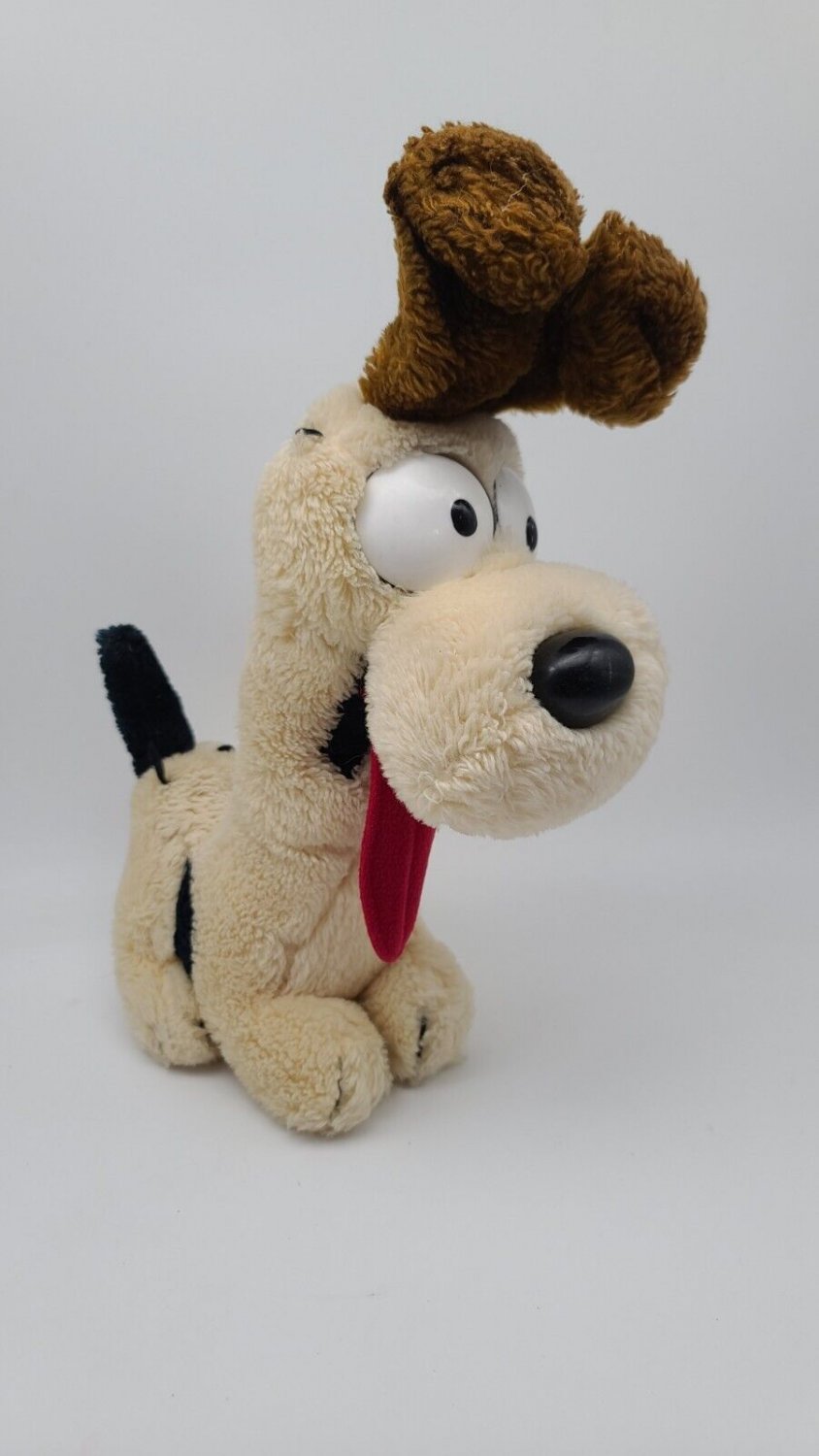 Vintage 1983 14” ODIE Plush Garfield Dog United Feature Syndicate Fun Farm