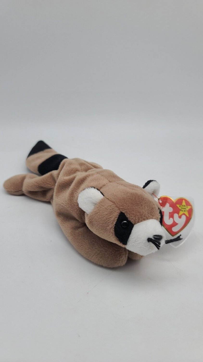 Ty Beanie Baby Ringo Raccoon 4014 1995
