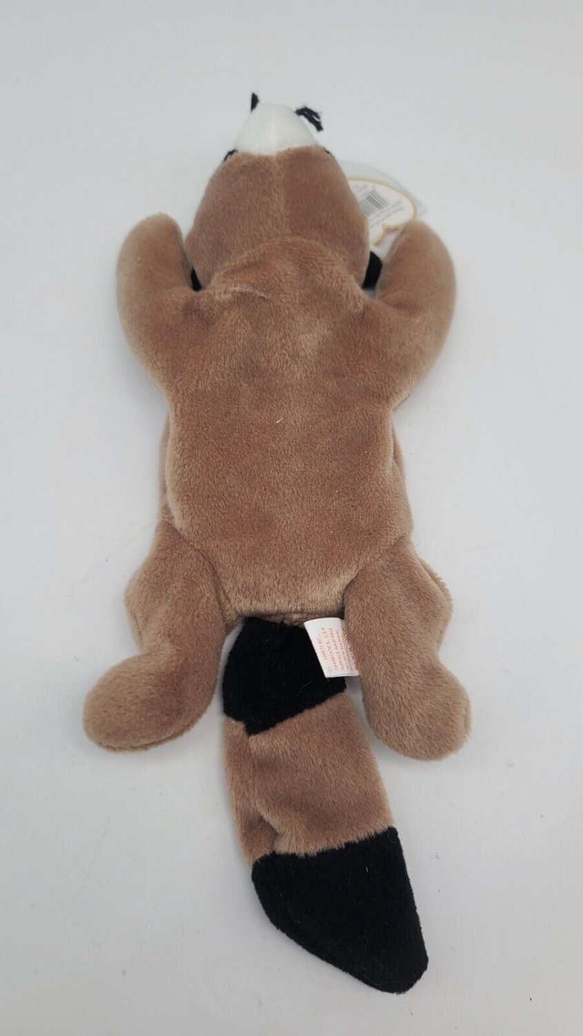 Ty Beanie Baby Ringo Raccoon 4014 1995