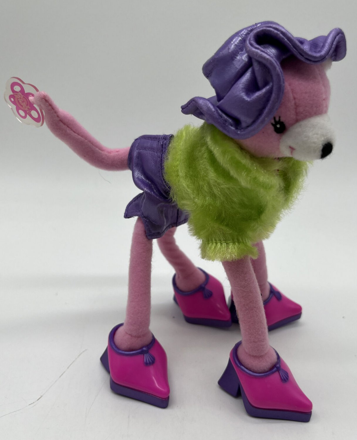 Mattel 2002 Barbie Pose Me Pets Blissa Pink Shopping Kitty Soft and ...
