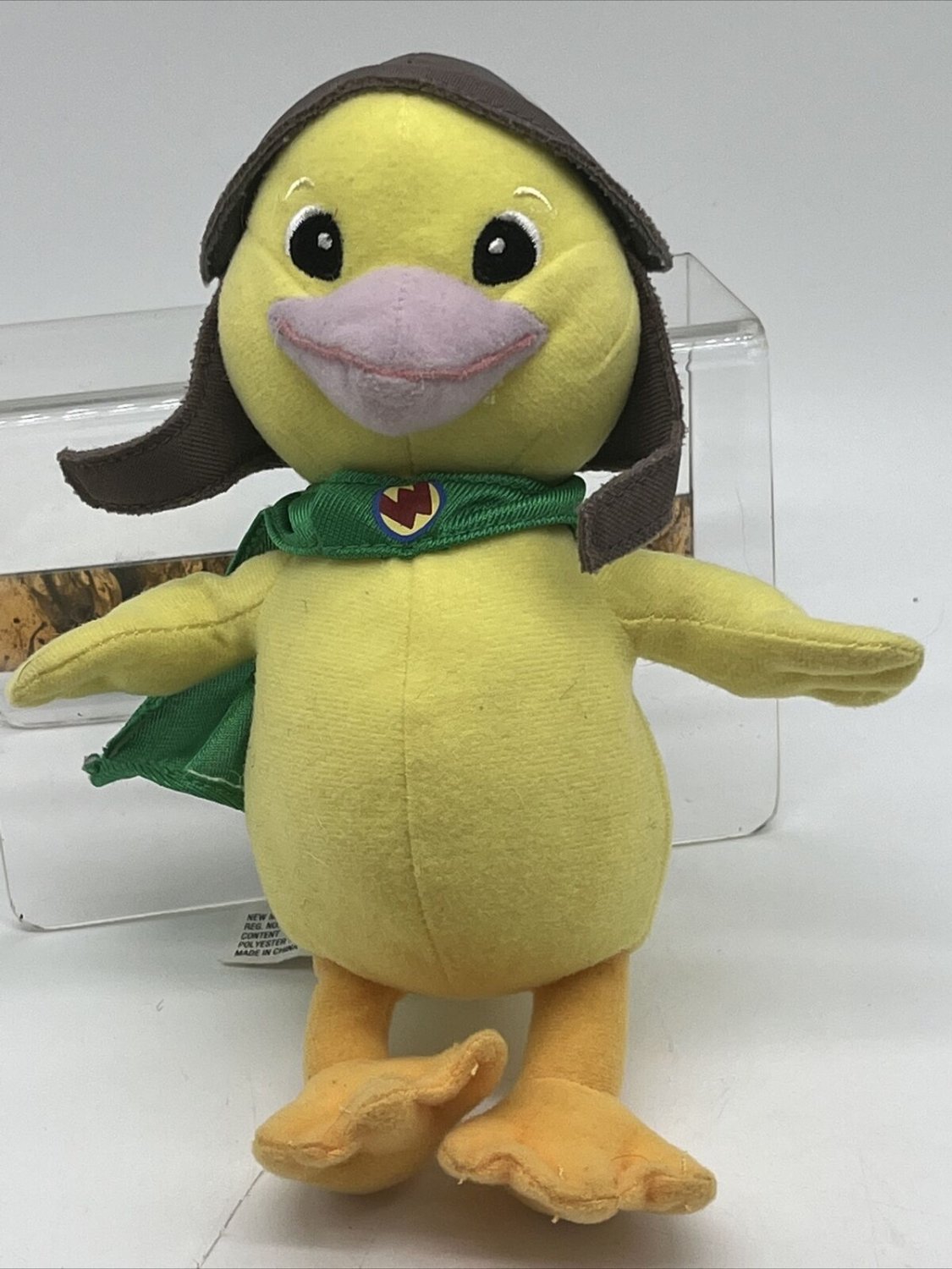 2007 Fisher Price Mattel Wonder Pets Ming Ming 8" Plush Duck With Cape