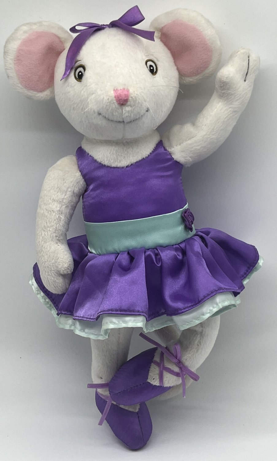 Angelina Ballerina Poseable Plush Mouse-Sababa Toys-Stuffed Animal 2005