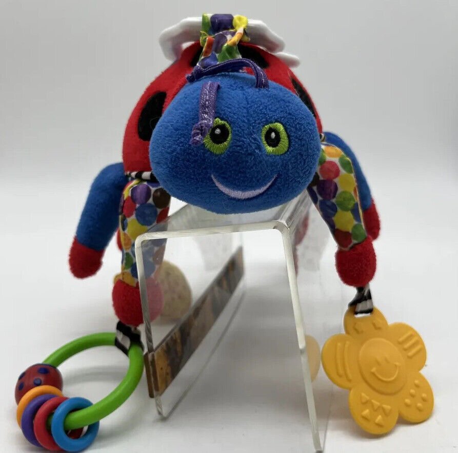 Eric Carle Lady Bug Baby Toy Rattle Hook Teether Mirror Lovey 2012