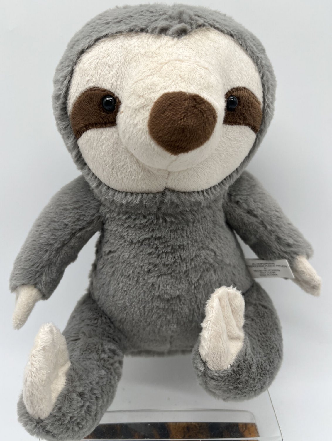 Hobby Lobby Stuffed Animal Plush SLOTH Toy Weighted bottom display 9 ...
