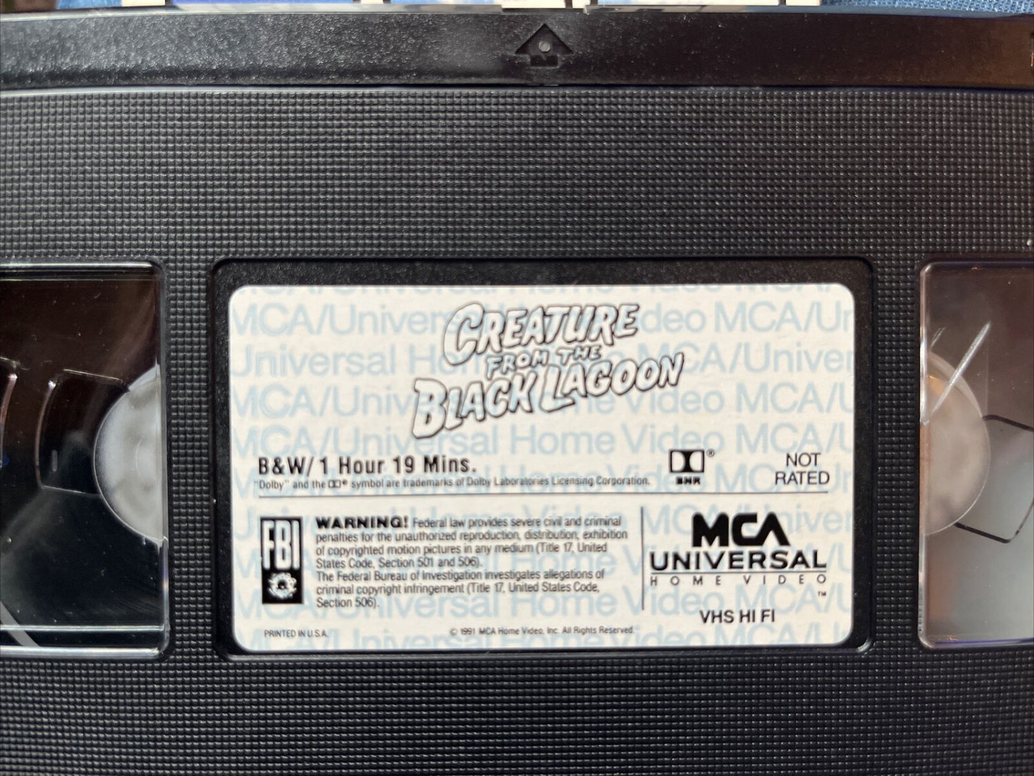 New Creature From The Black Lagoon (VHS, 1991) Horror Universal Classic ...