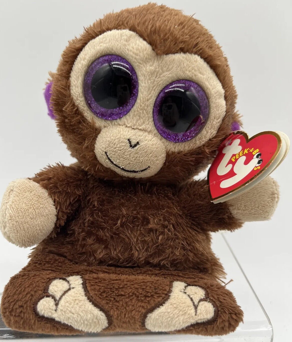 TY Beanie Boo Chimps Monkey Plush Stuffed Animal Phone Holder
