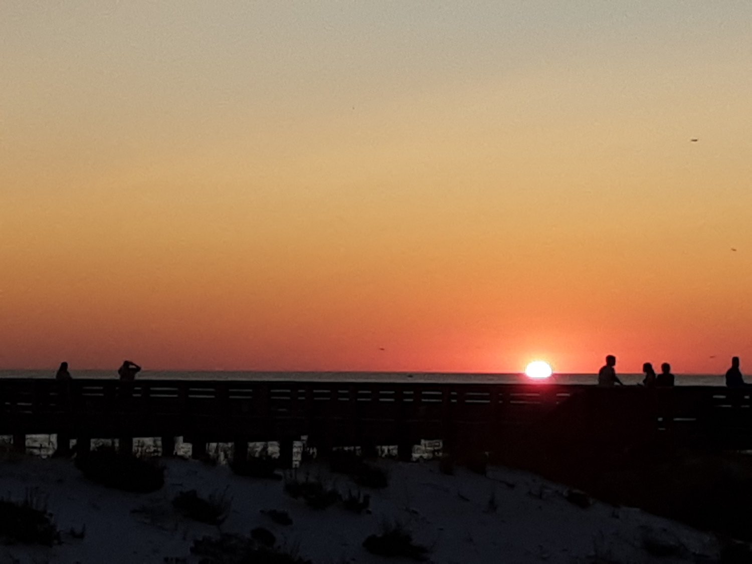 Beach Sunset Digital Photo