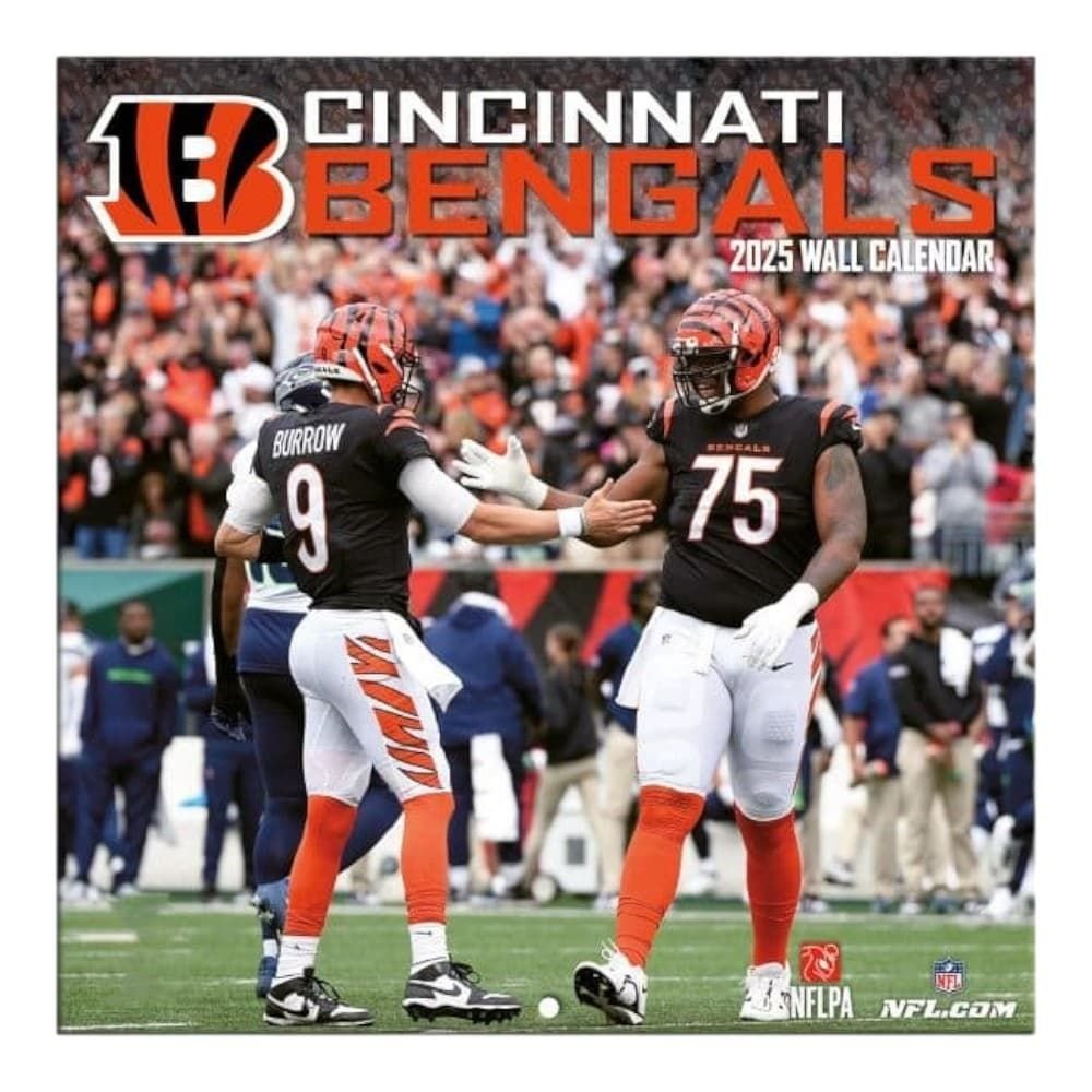 NFL Cincinnati Bengals 2025 Mini Wall Calendar
