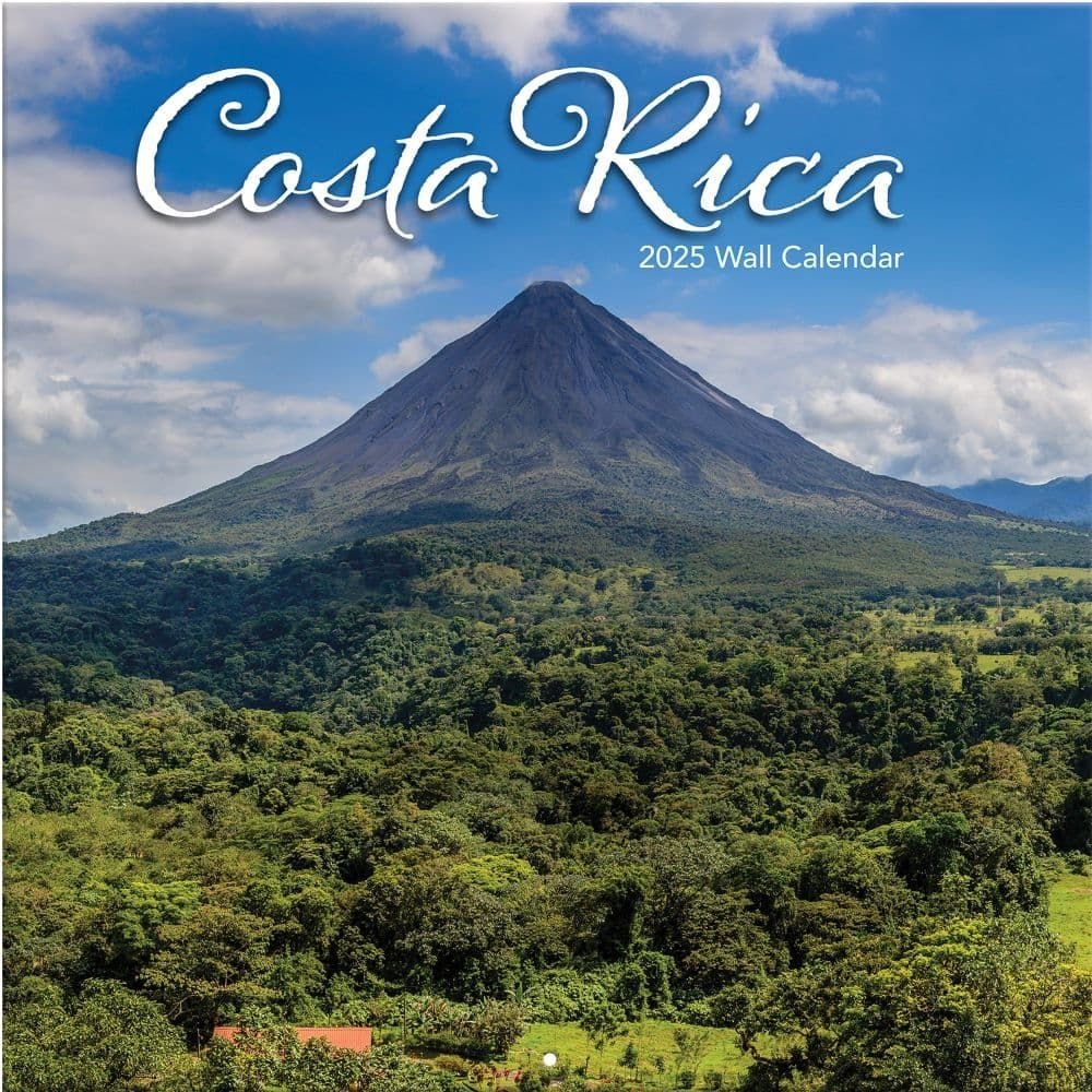 Costa Rica 2025 Wall Calendar