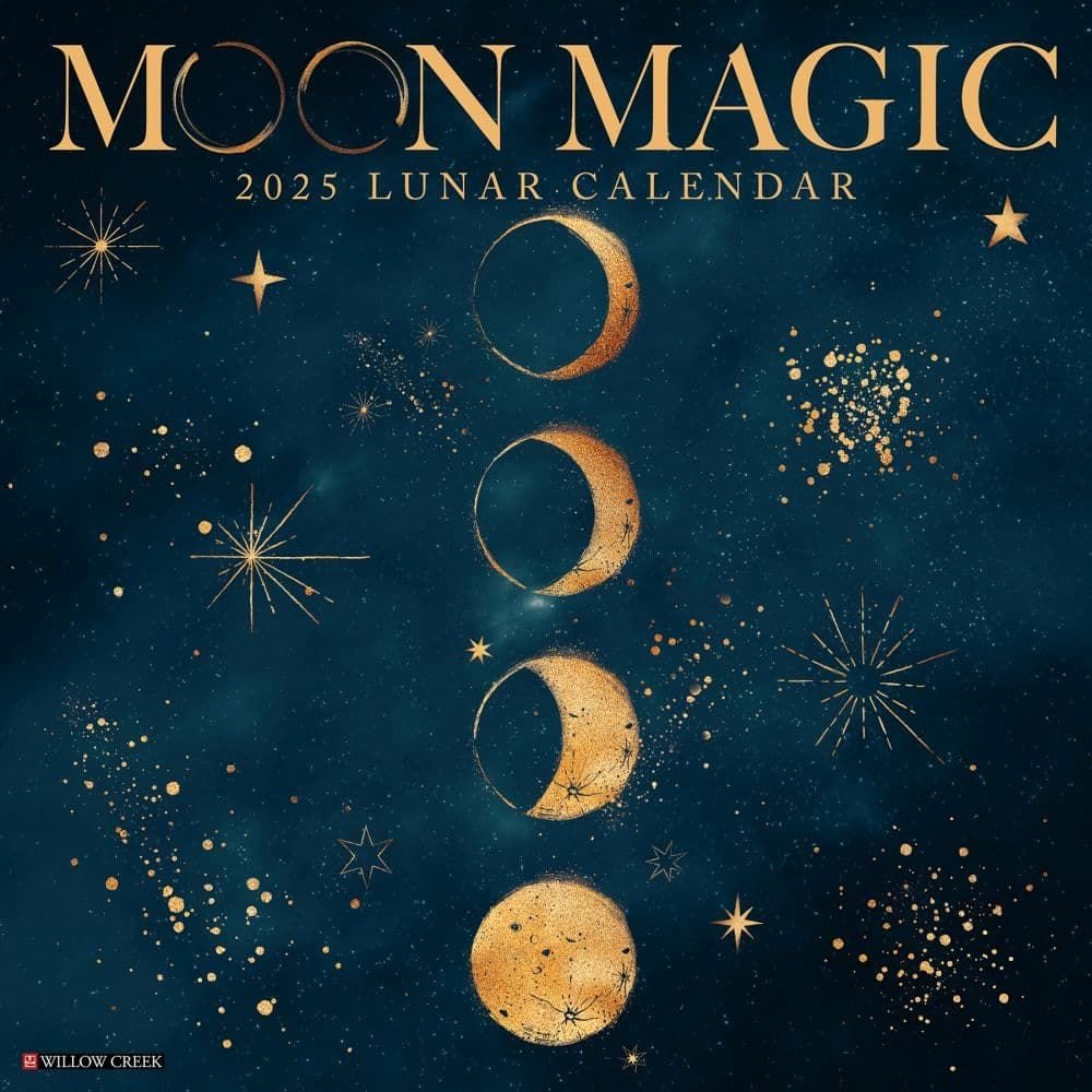 Moon Magic 2025 Wall Calendar