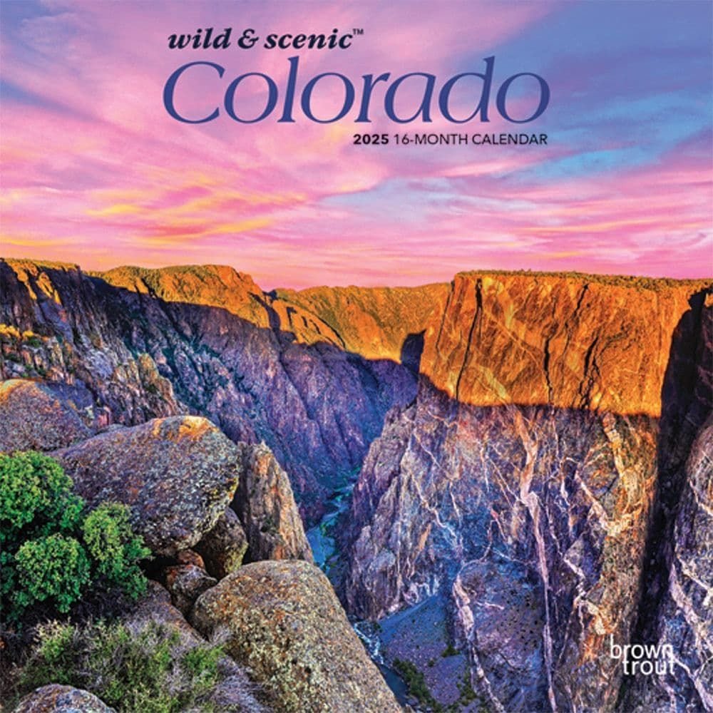 Colorado 2025 Mini Wall Calendar