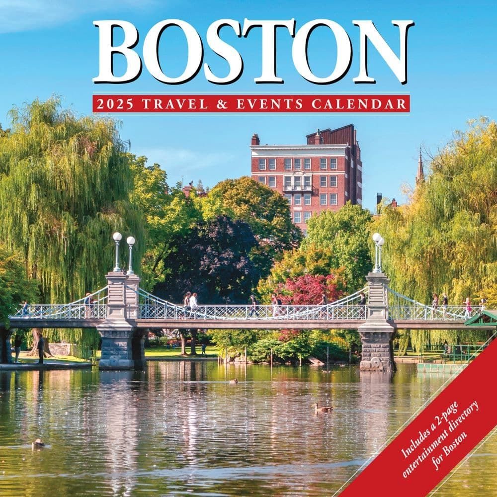 Boston Events 2025 Wall Calendar