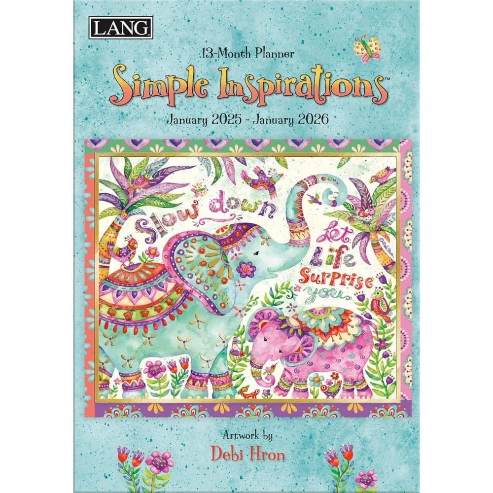 Simple Inspirations by Debi Hron 2025 Monthly Planner