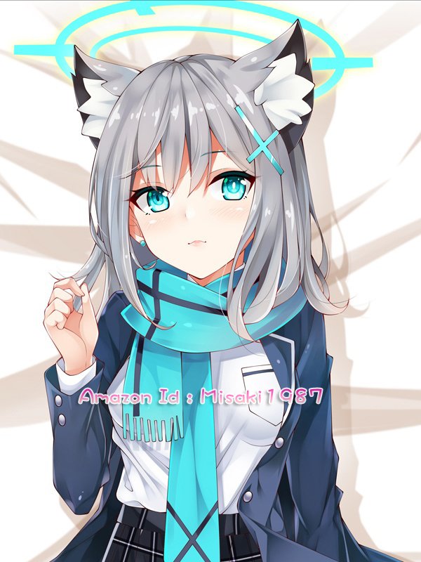 Blue Archive Sunaookami Shiroko Anime Girl Dakimakura Hugging Body ...