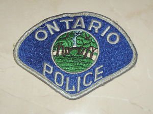 Ontario Police Department Shoulder Patch Ontario California Police ...