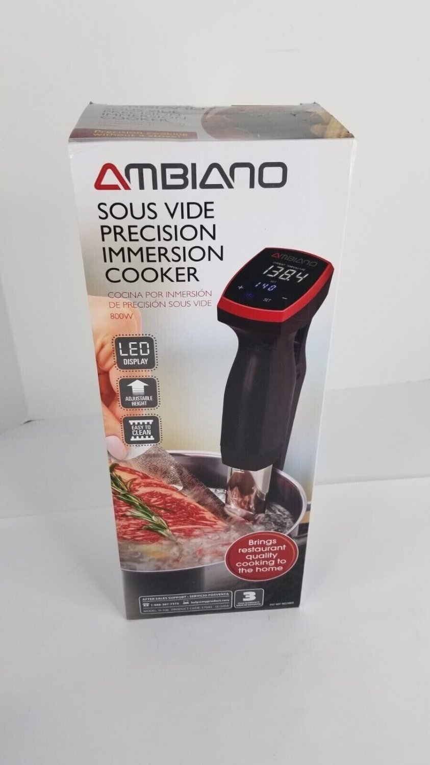 NEW Ambiano Sous Vide Precision Immersion Cooker 800W