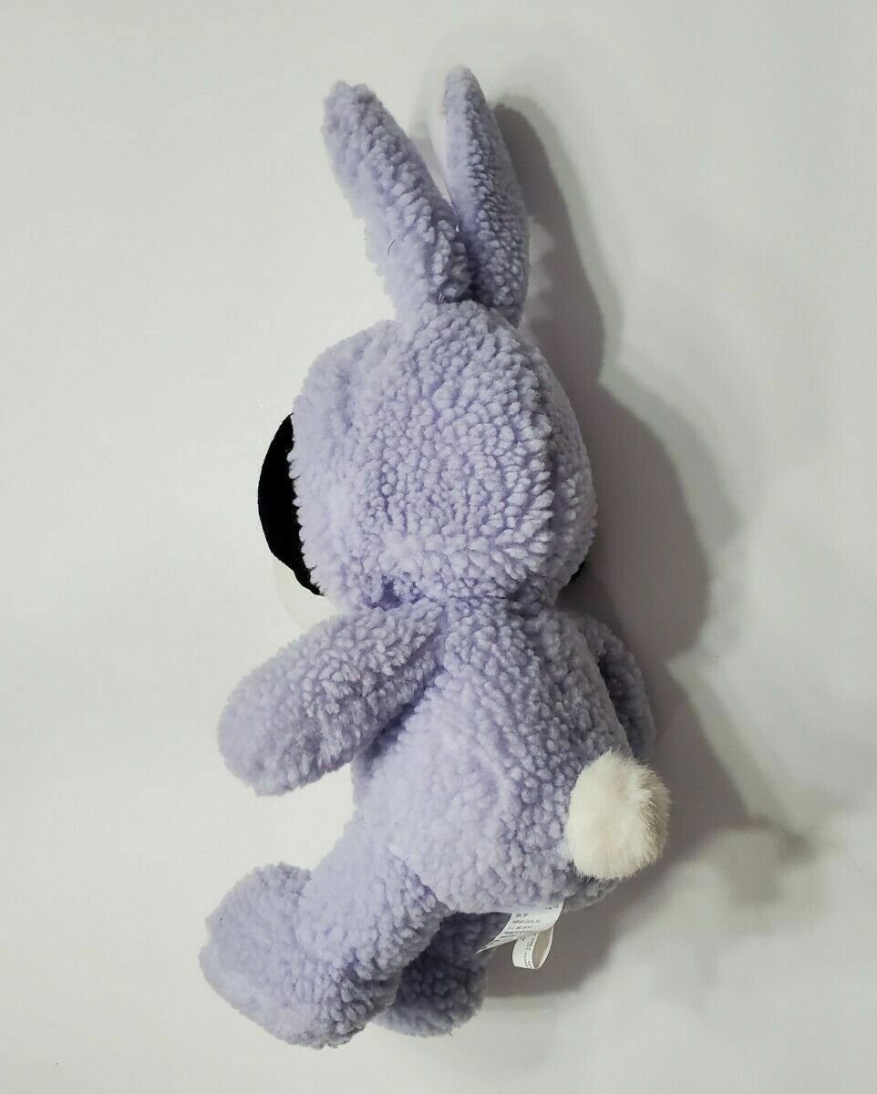 PEANUTS SNOOPY STUFFED ANIMAL PLUSH PURPLE BUNNY RABBIT OUTFIT 17" TALL TOY