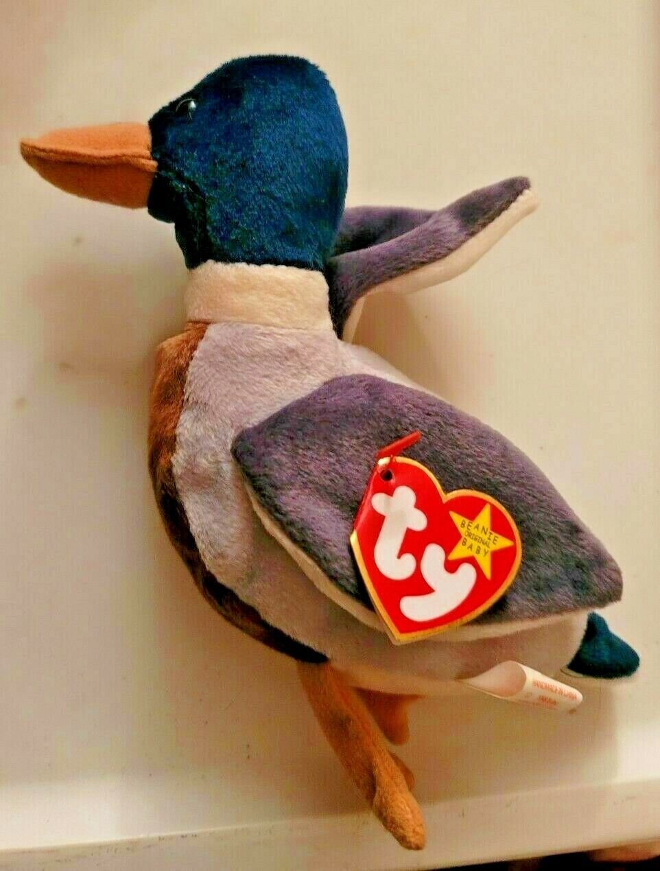 Ty Beanie Baby Jake The Mallard Drake Duck, 1997
