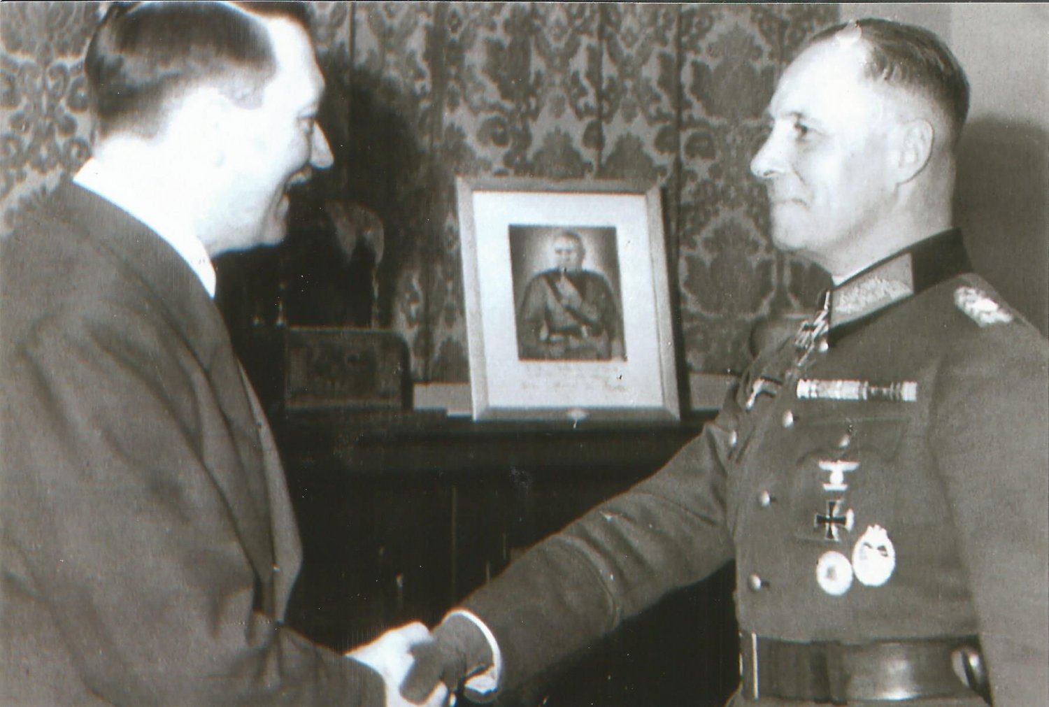 German WW2 - Photo ** Adolf Hitler & Rommel