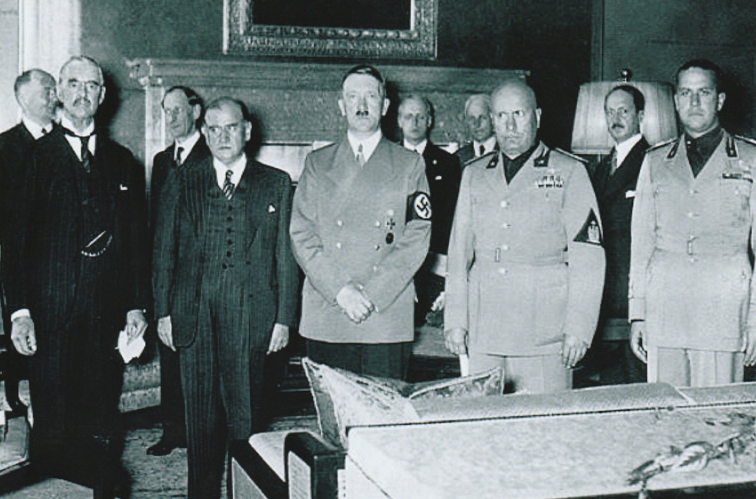 German WW2 Photo == Adolf Hitler + Mussolini