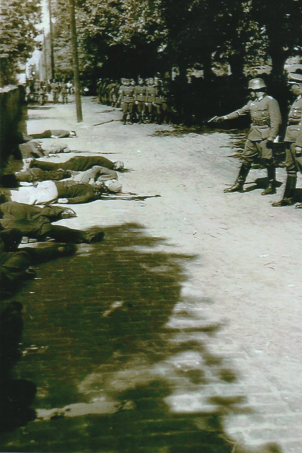 German WW2 Photo - Execution Of Partisans