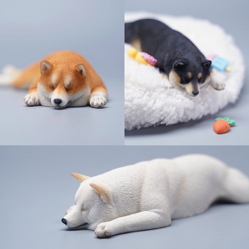 Shiba Inu Sleeping Superman Figurine Shiba Inu Sleeping Superman Figurine