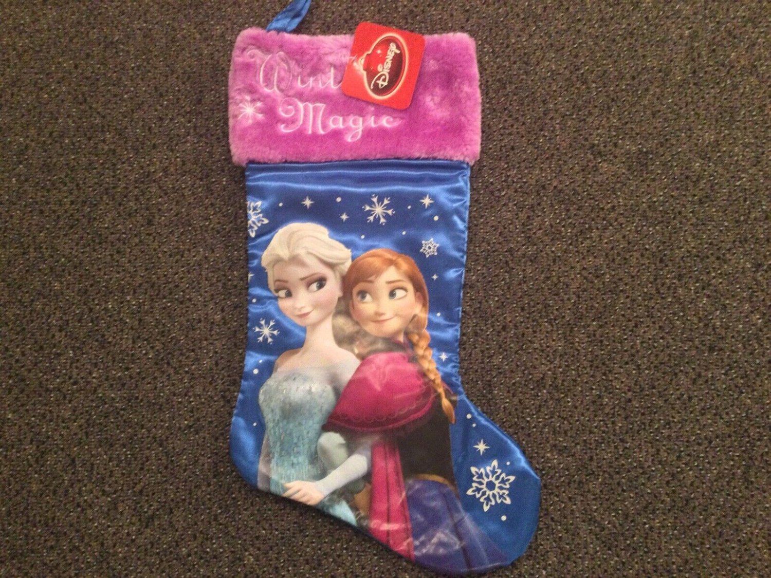 Disney Frozen Anna Elsa Winter Magic Christmas Stocking Brand New With Tag