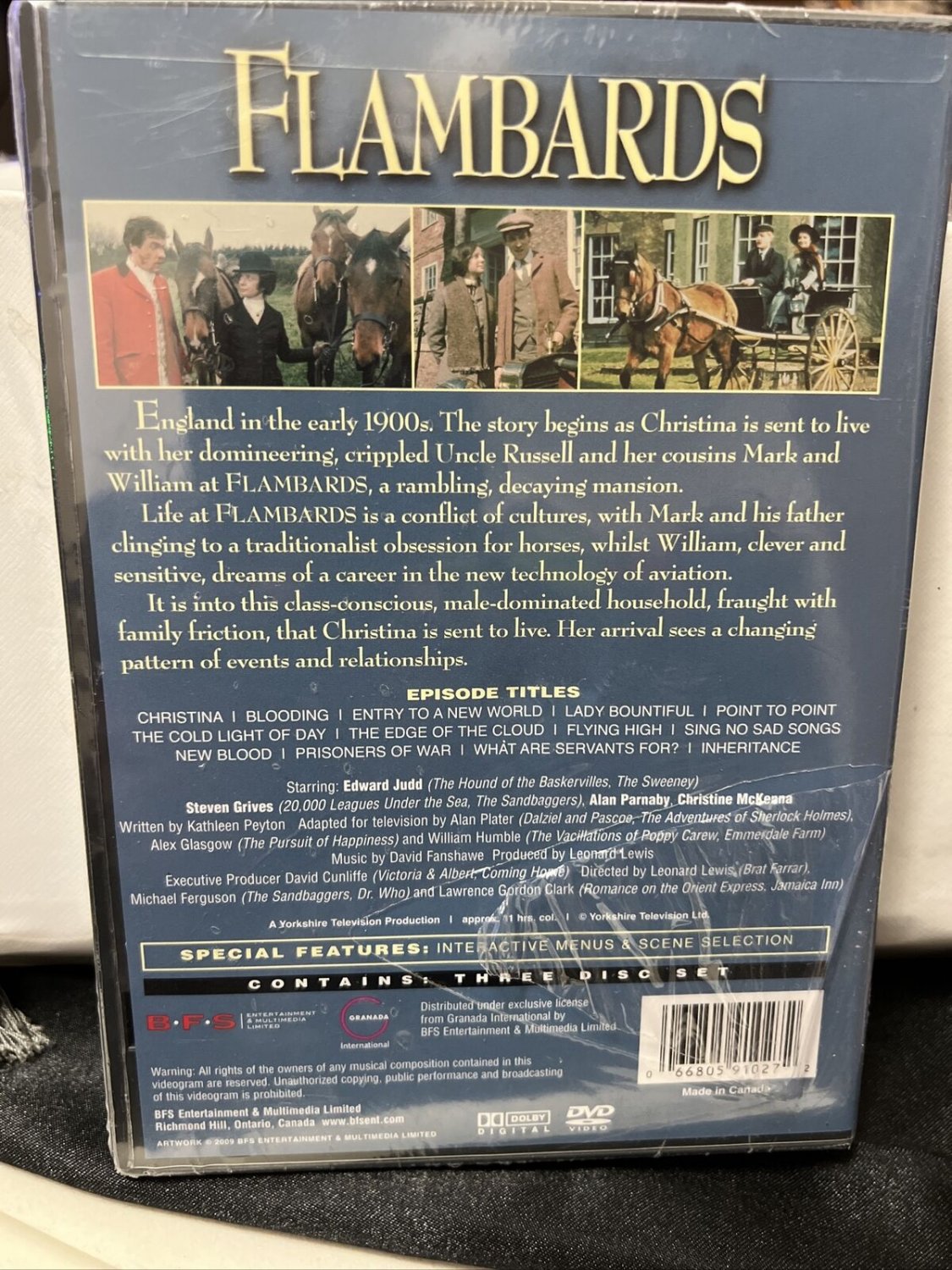 Flambards 3 DVD Set Complete Series