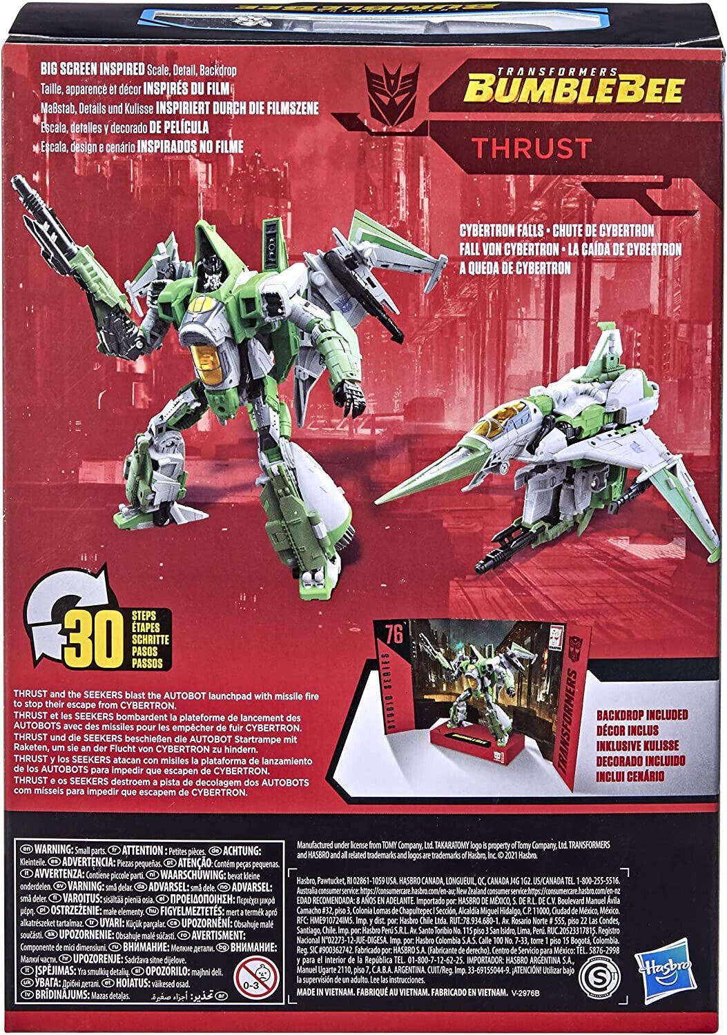 Transformers Studio Series 76 Voyager Thrust Bumblebee Figure Movie