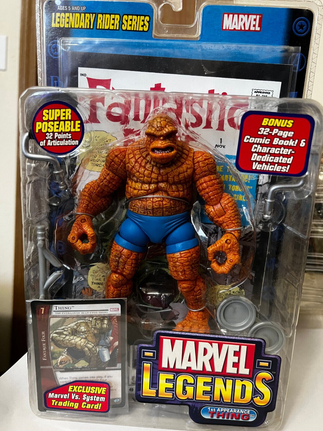 Marvel Legends First Appearance The Thing- Legendary Rider Series W ...