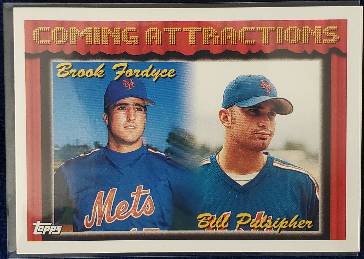 TOPPS 1994 COMING ATTRACTIONS BROOK FORDYCE BILL PULSIPHER NEW YORK ...