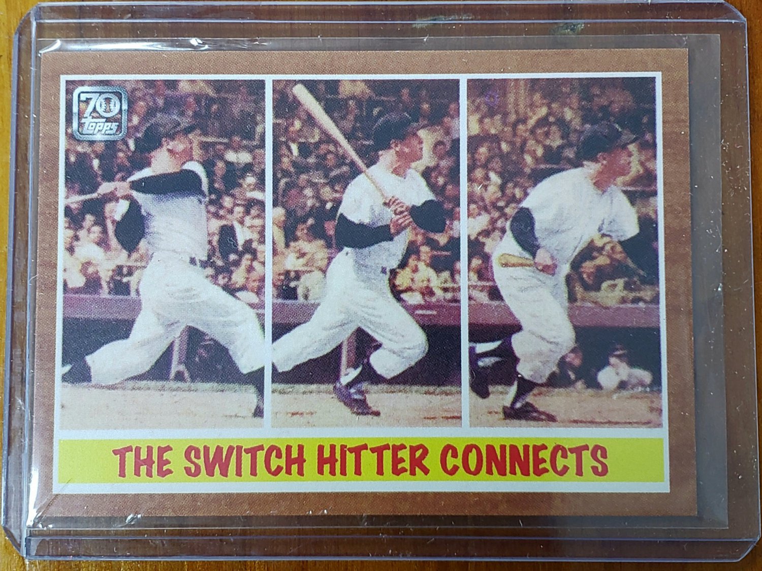 TOPPS X 202I 70 YEARS MICKEY MANTLE COLLECTION THE SWITCH HITTER ...