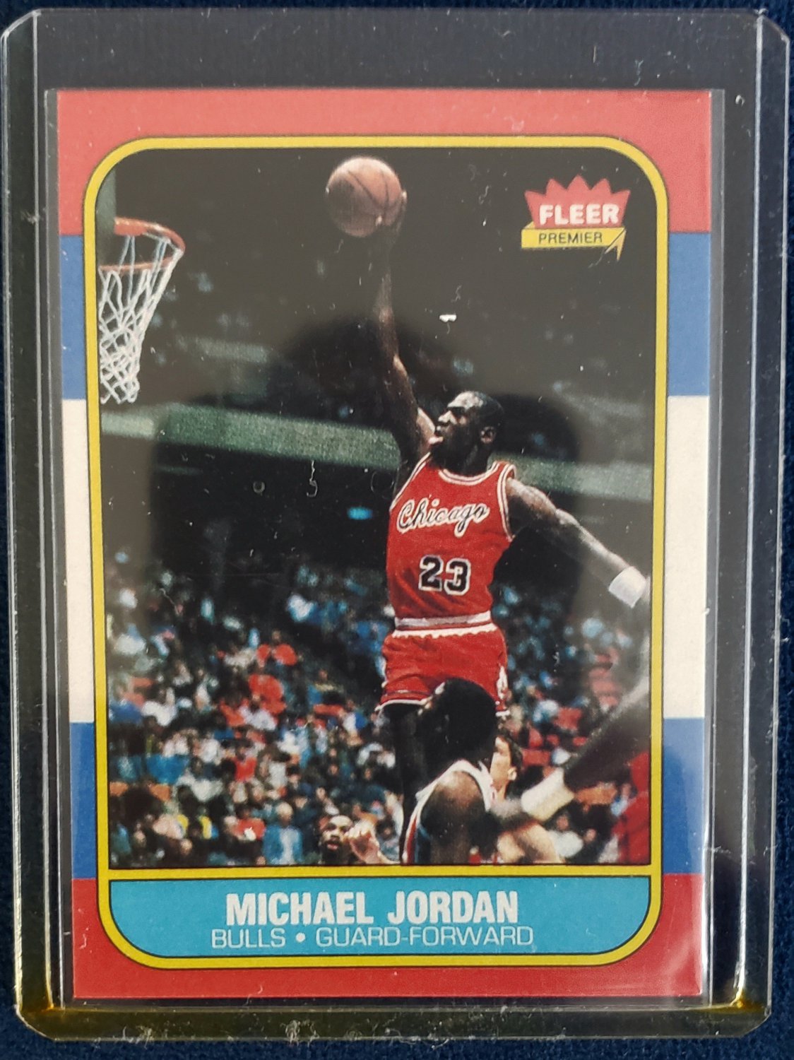 FLEER 1986-87 LOT OF 2 MICHAEL JORDAN CHICAGO BULLS ROOKIE CARD #57 HOF RP