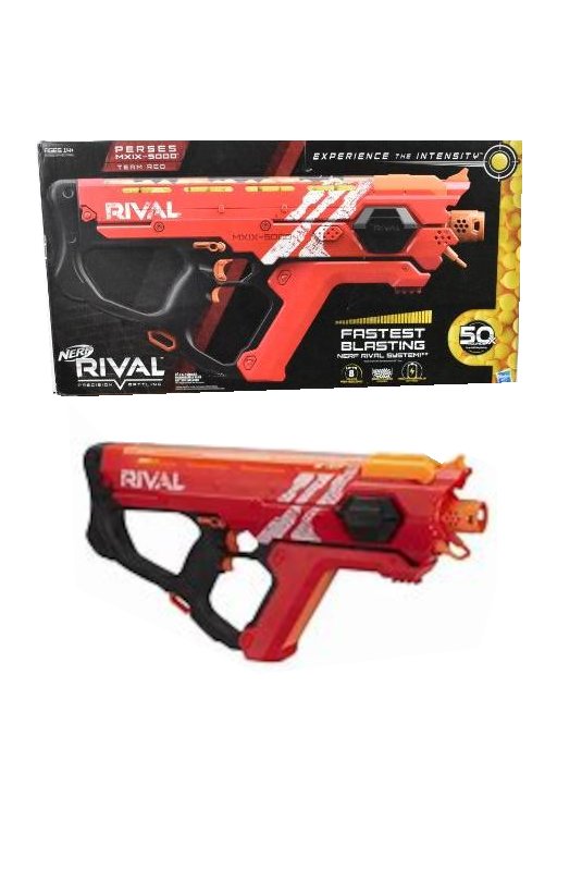 Perses MXIX-5000 Nerf Rival Motorized Blaster (red)