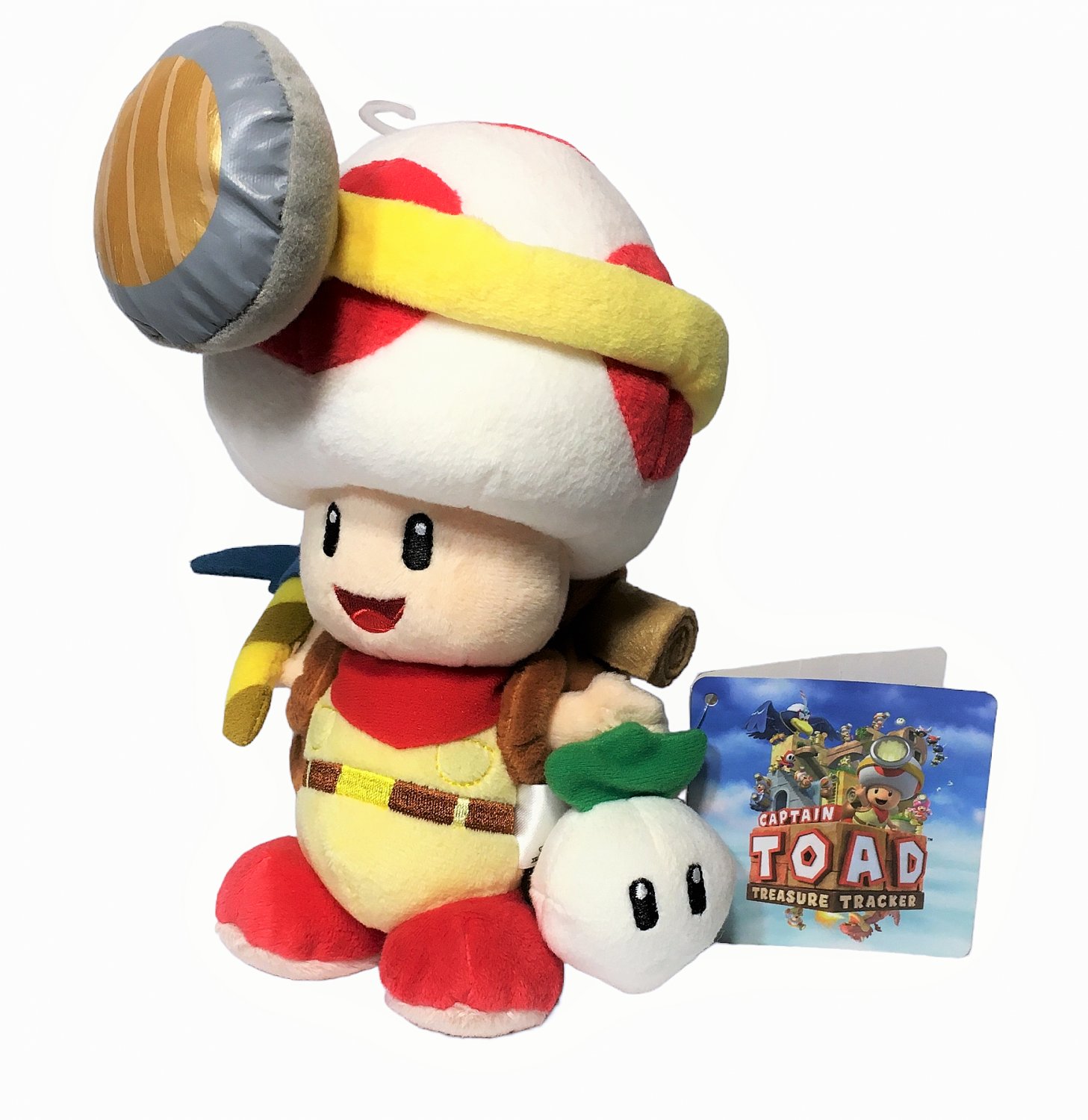 Little Buddy Super Mario Bros. Captain Toad Standing Pose Stuffed Plush ...