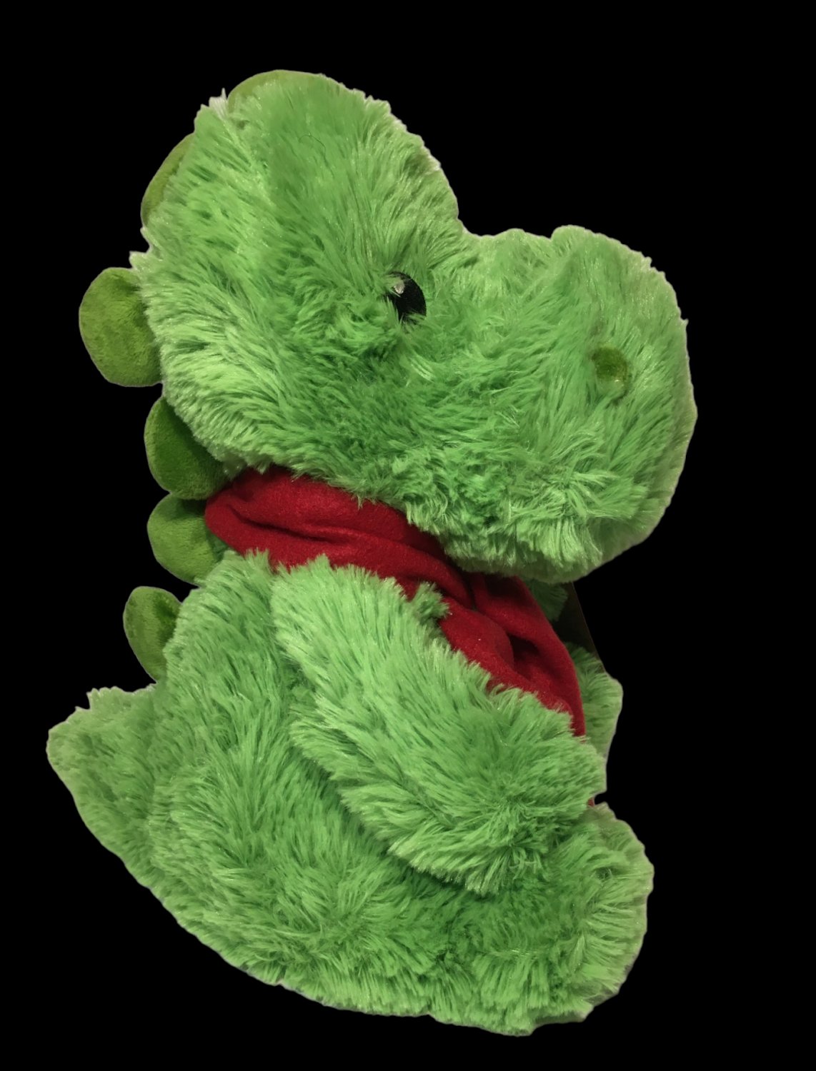 Petsmart Fortune Green Dinosaur Plush Dog Chew Toy Squeaky Stuffed ...