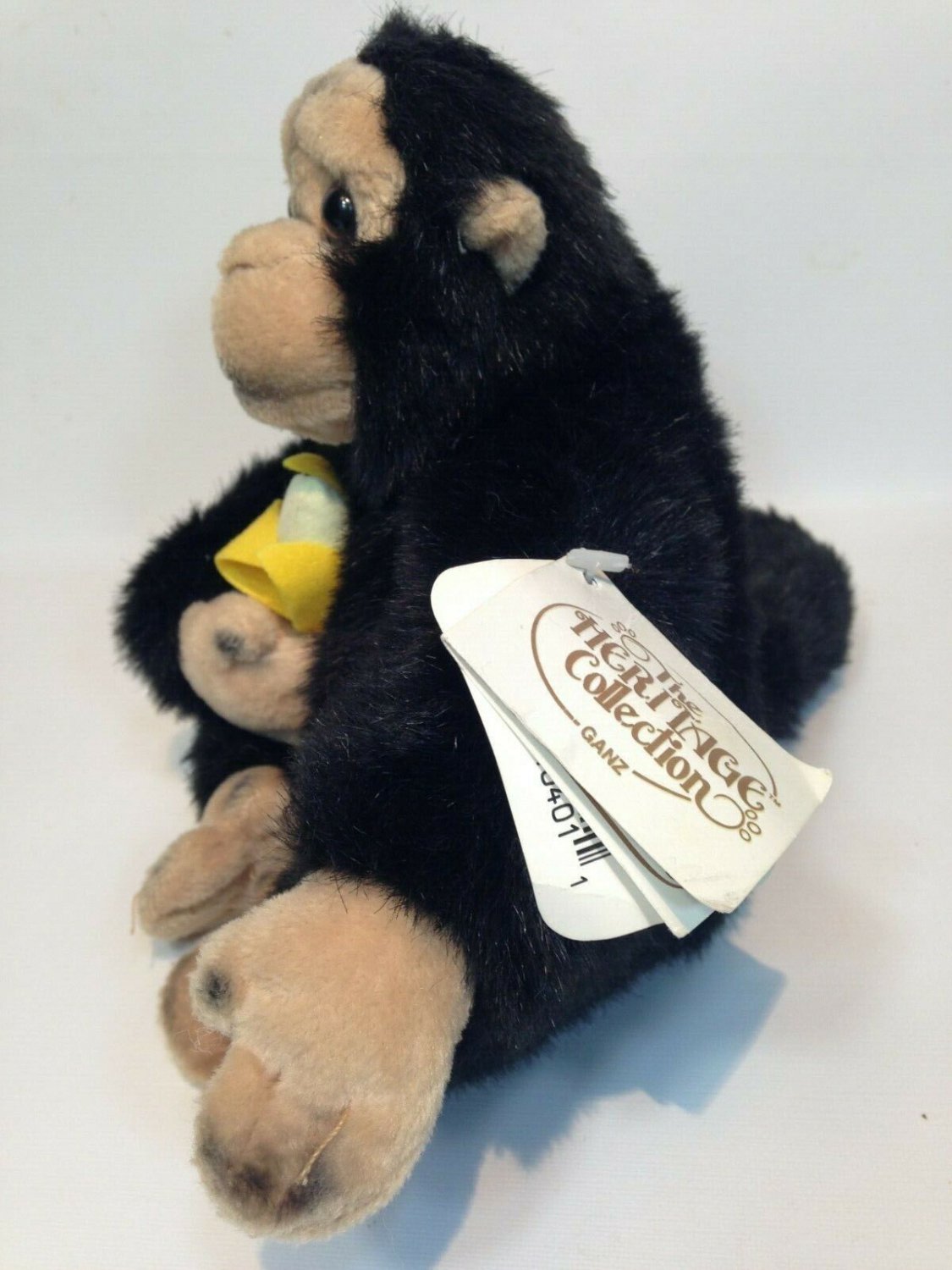 RARE Ganz Lil Marvin Monkey Plush Ape holding Banana Heritage ...