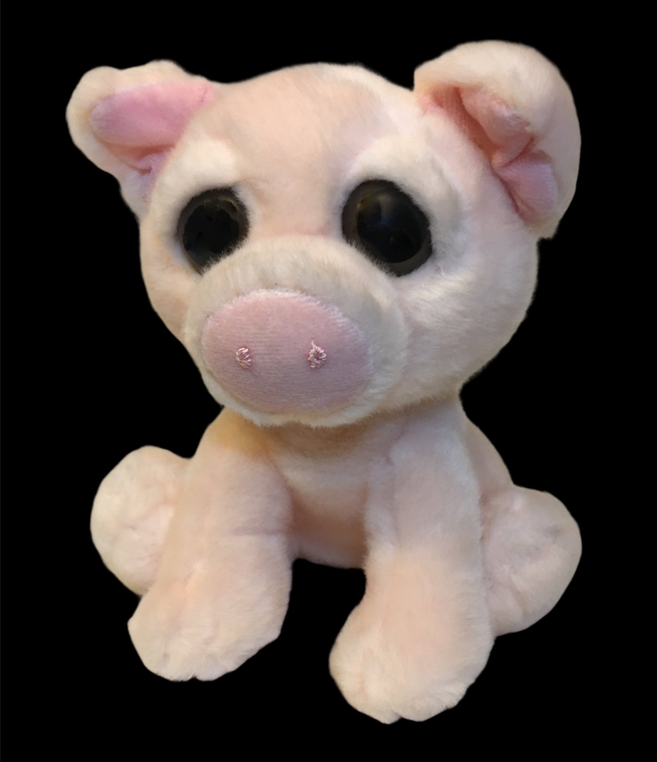 Aurora Dreamy Eyes Pig Plush Pink Piglet Stuffed Animal Toy 8"