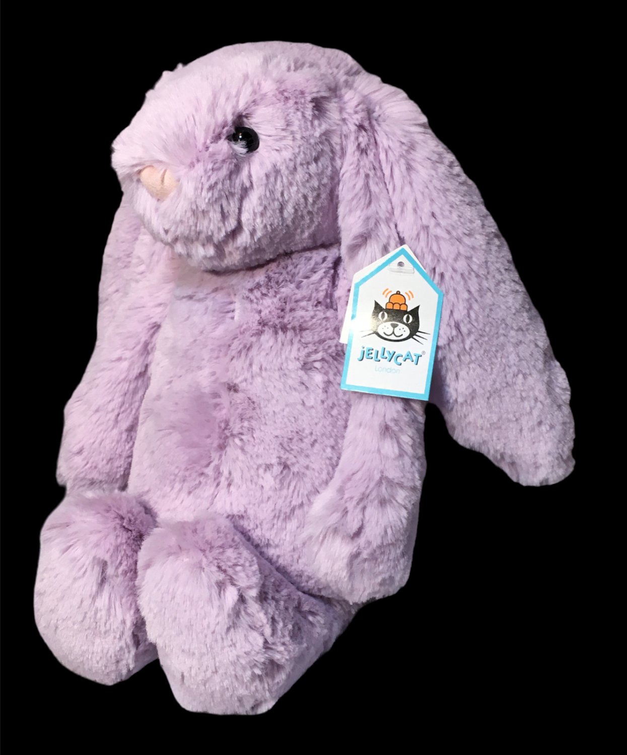 Jellycat Bashful Lilac Bunny Medium Beanbag Plush Rabbit 12" New NWT