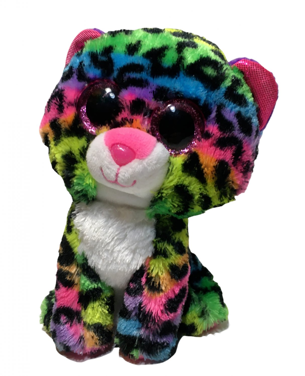 Ty Beanie Boos DOTTY the Leopard w/ Glitter Eyes 6" Beanbag Plush ...