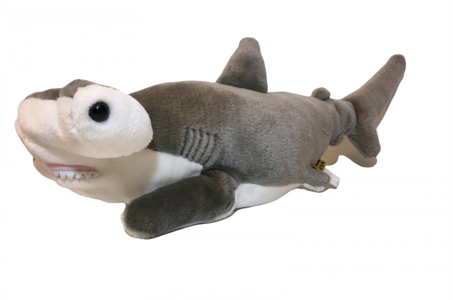 2009 Wild Republic HAMMERHEAD SHARK 16” Stuffed Ocean Plush Aquatic ...