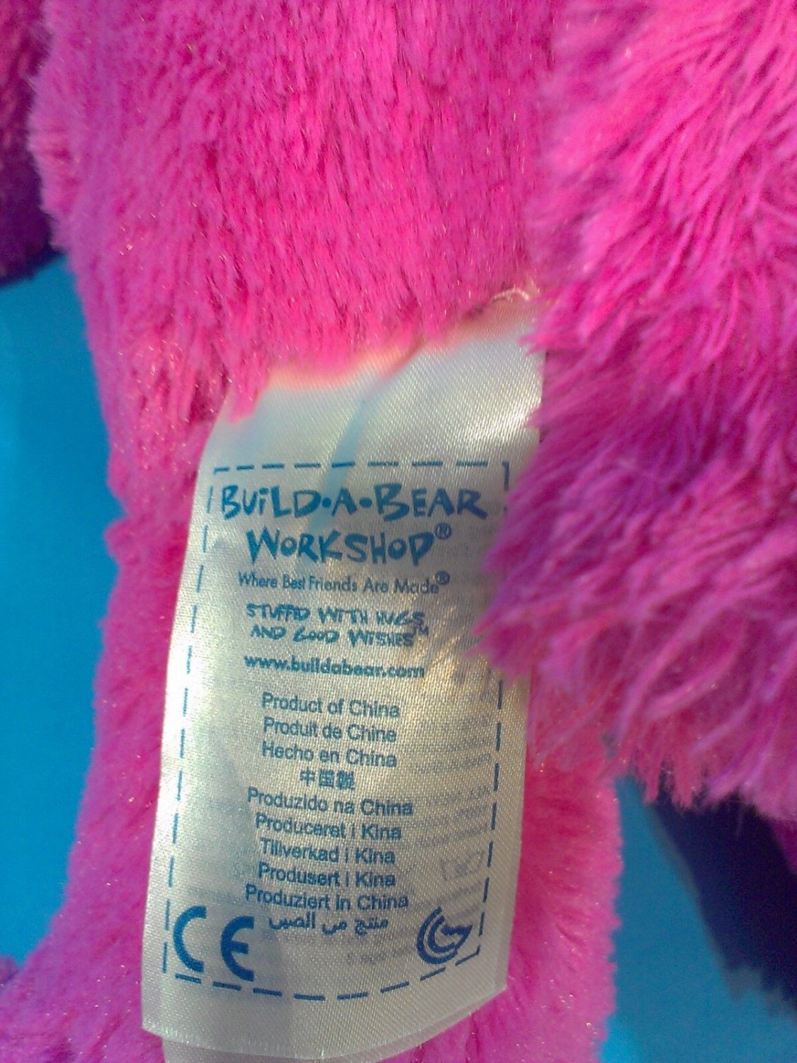 Build a Bear Cat Plush Kitten Pink One Direction Beautiful BABW 19 ...