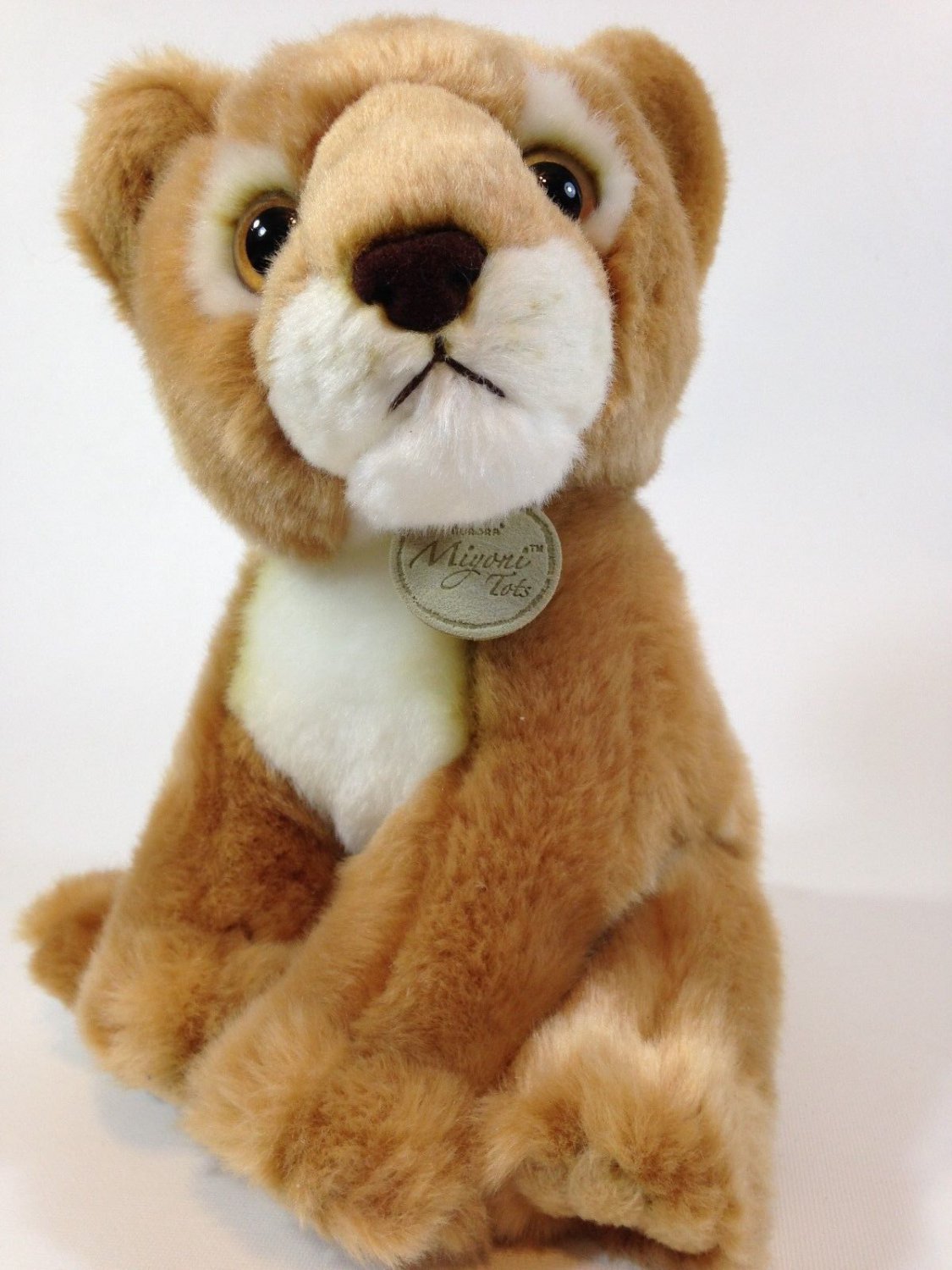 Aurora Miyoni Tots Lion Plush Safari Brown Stuffed Animal Baby Cub ...