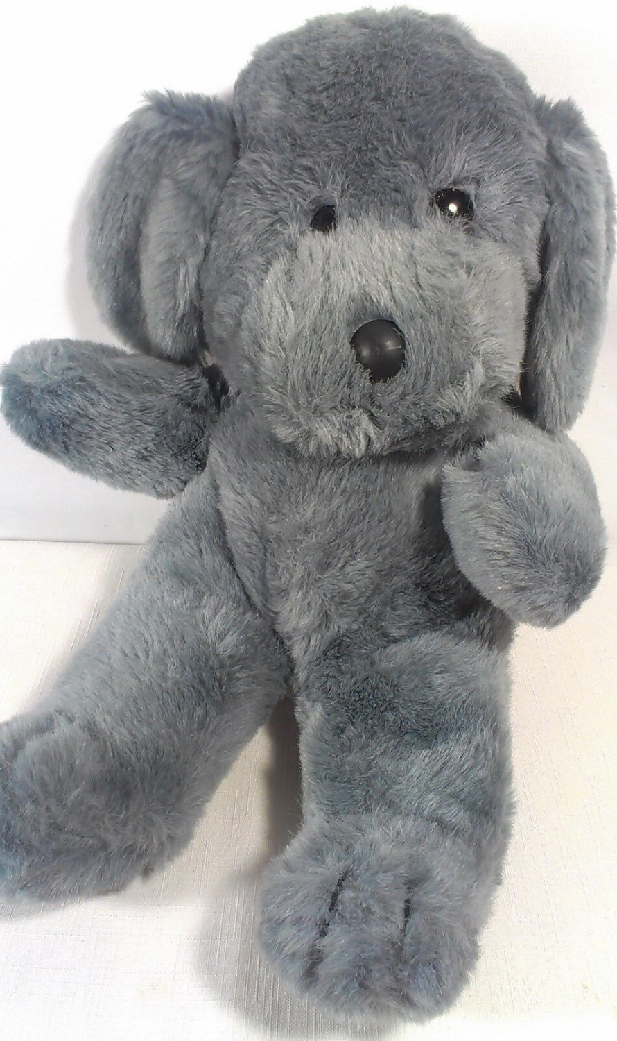 Woolworth's Vintage Puppy Dog Plush RARE Smoky Gray Stuffed Animal by ...