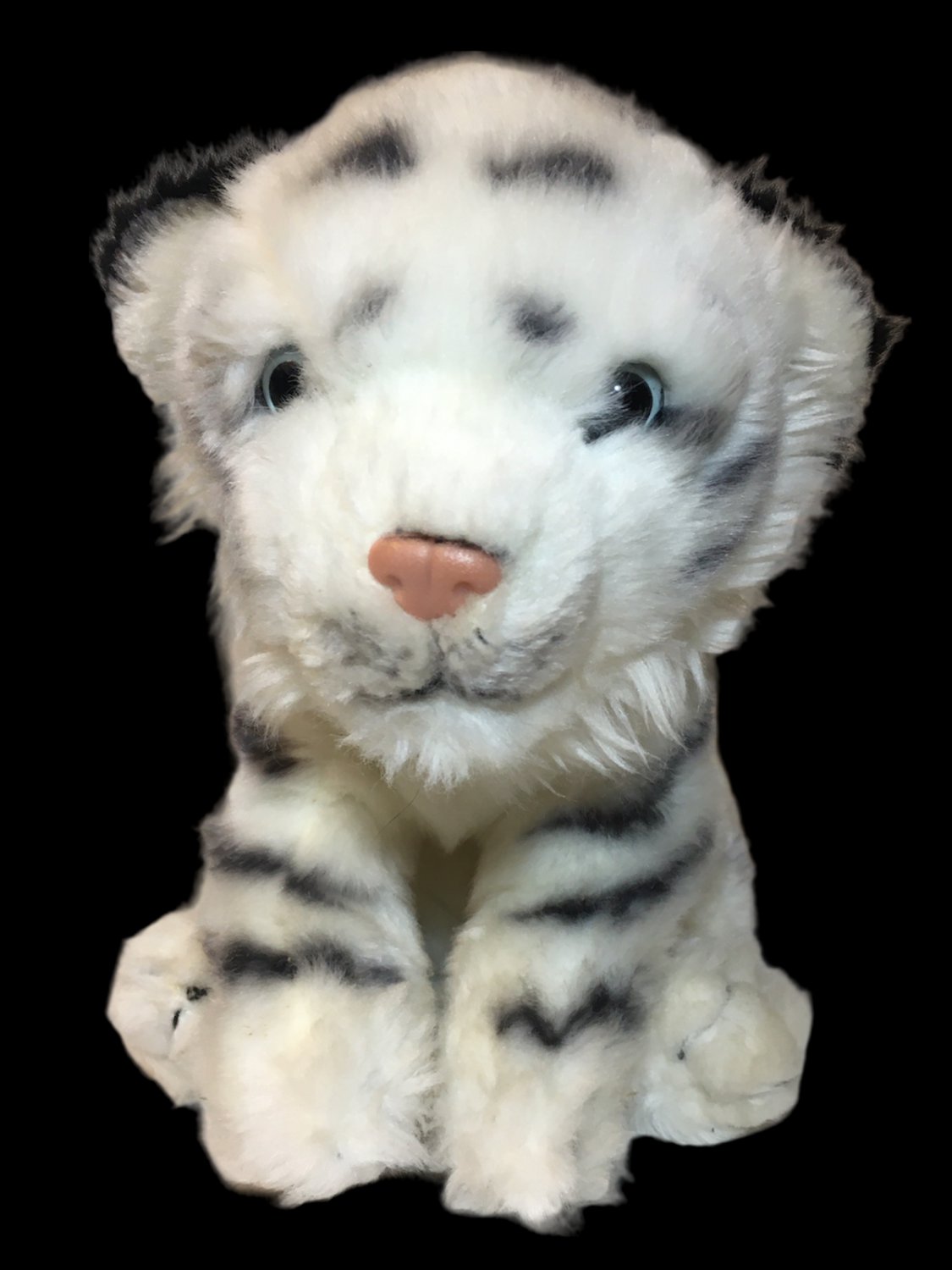 Toys R Us White SIBERIAN TIGER Cub Baby 11" Plush 2012 Blue Eyes ...