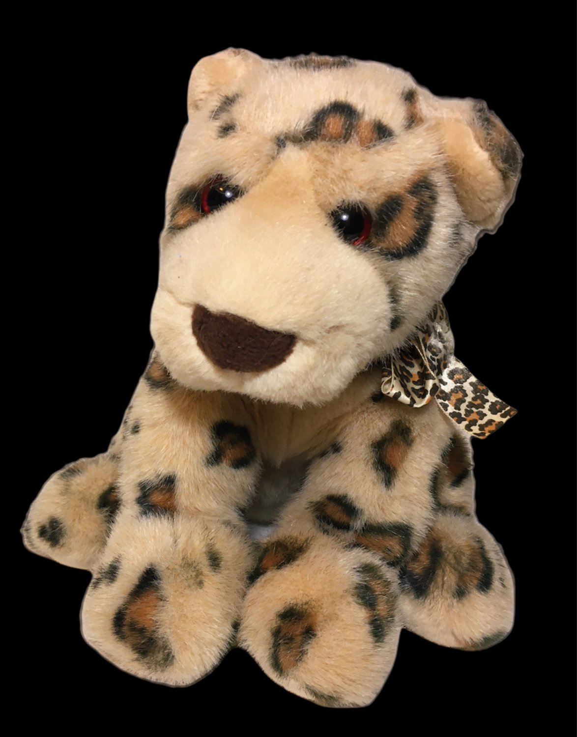 Vintage Gund KENYA Spotted Leopard Cheetah Spots Plush Baby Cub Stuffed ...