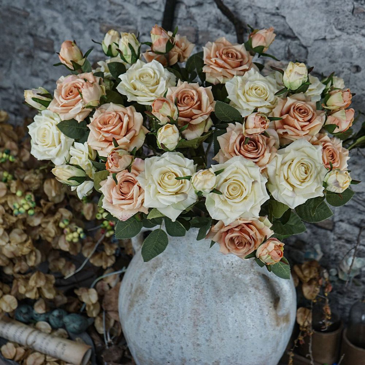 Curling Rose Artificial Flowers