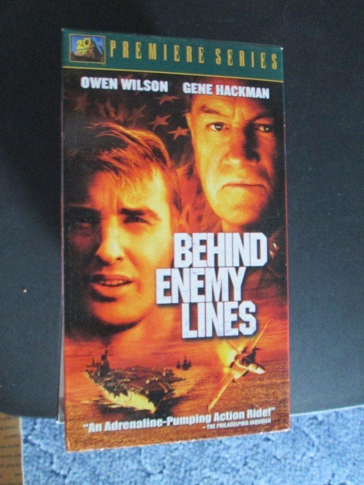 Behind Enemy Lines VHS Owen Wilson Gene Hackman