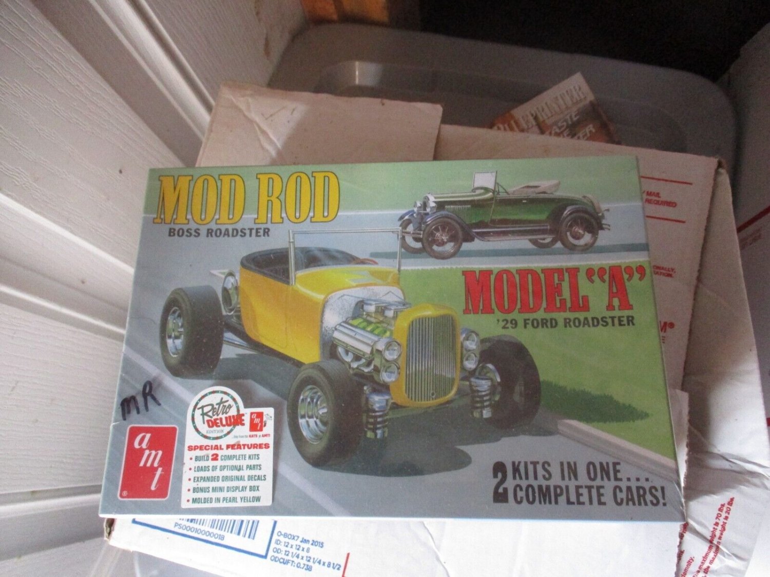 AMT 1929 Ford Model A Roadster Mod Rod (TWO KITS)